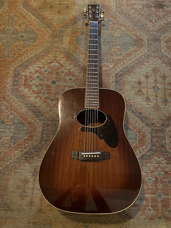 1980s Daion “The 80” Sunburst Acoustic Guitar w/ pickup and | Reverb