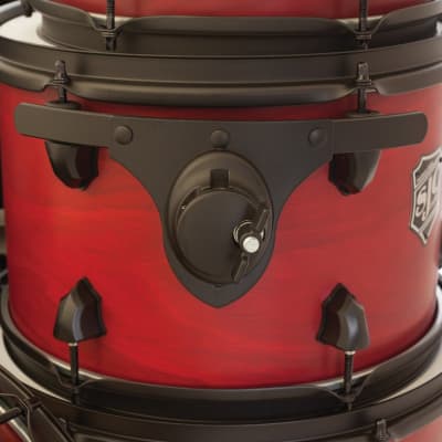 SJC Pathfinder Series 4 Piece Drum Kit in Satin Red | Reverb
