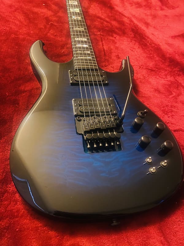 Carvin/ Kiesel DC400C (2007 Quilt Maple Top) Blue Burst | Reverb