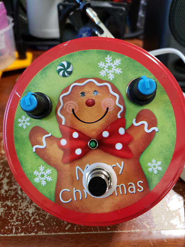 Handmade "Gingerbread Man" Fuzz 2022 -- unique fuzz | Reverb