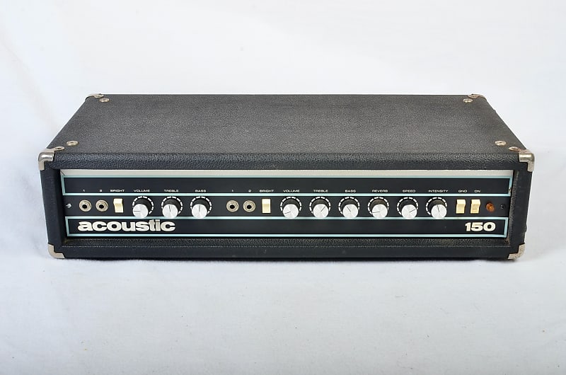 Acoustic 150 Head Early 1970's - Black Tolex | Reverb