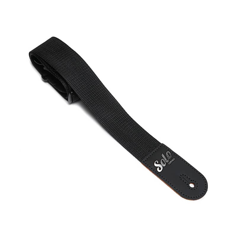 Solo 2" Black Poly Strap With Logo | Reverb
