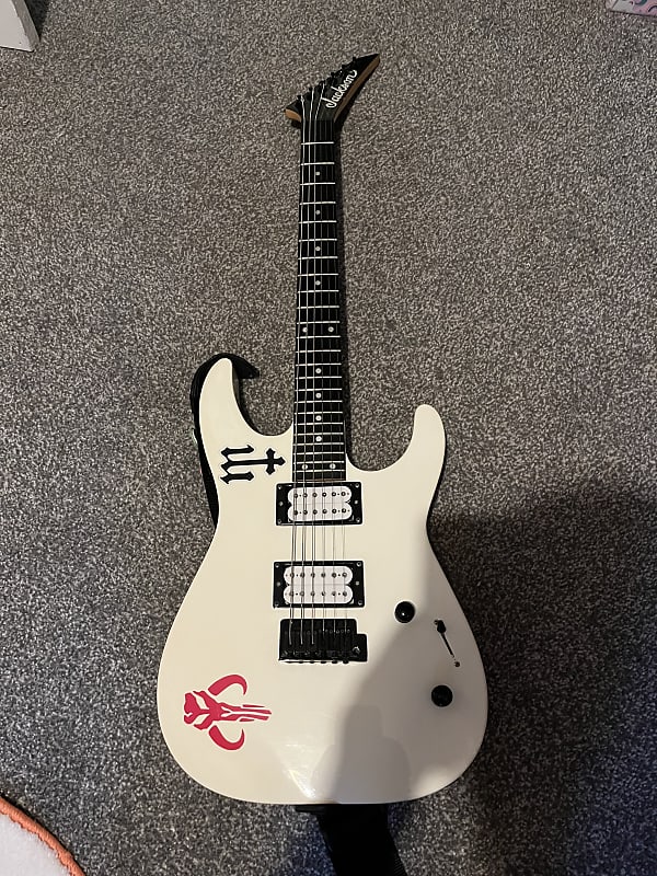 Jackson JS11 Dinky White Upgraded Pickups | Reverb UK