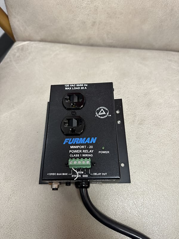 Furman Mini port 20 power relay Na - Black | Reverb