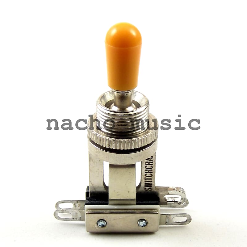 Switchcraft 3-Way Short Toggle Switch w/ Amber Genuine | Reverb