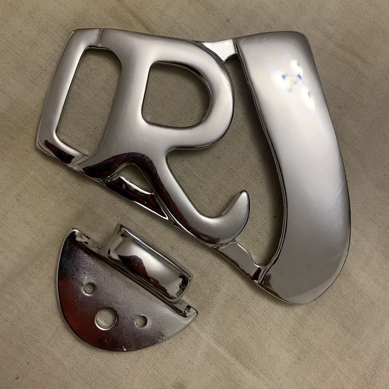 Rickenbacker 300 series 12 string tailpiece 1990s - Chrome | Reverb