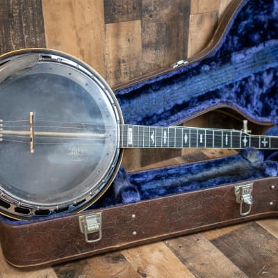Gibson RB-250 Mastertone 5 String Banjo 1974 Clear Head w/ | Reverb