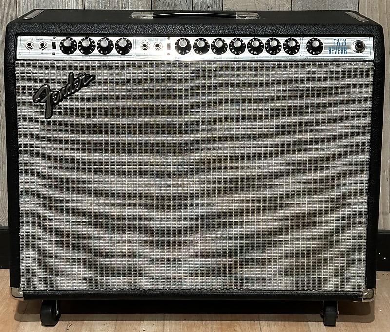 1973 Fender Twin Reverb 2-Channel 100-Watt 2x12" Guitar Combo | Reverb