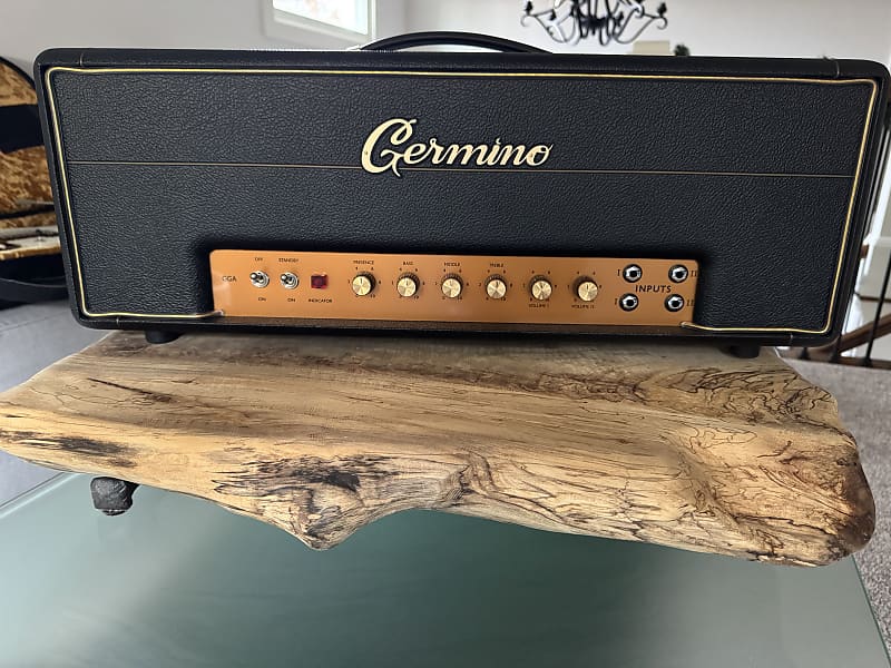 Germino Lead 55LV 2023 - Black Tolex with Gold Piping | Reverb