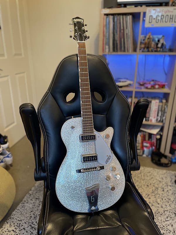 Gretsch 6129-1957 Silver Sparkle Jet 1994 - Silver Sparkle | Reverb