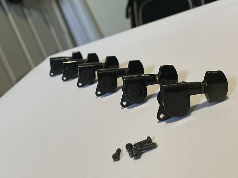 1980's Kramer Schaller Germany 45 Degree Black Tuners Tuning | Reverb