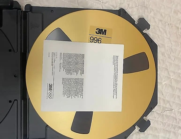 3M 996 Audio Mastering Tape 1/2" - 5 new reels in box | Reverb