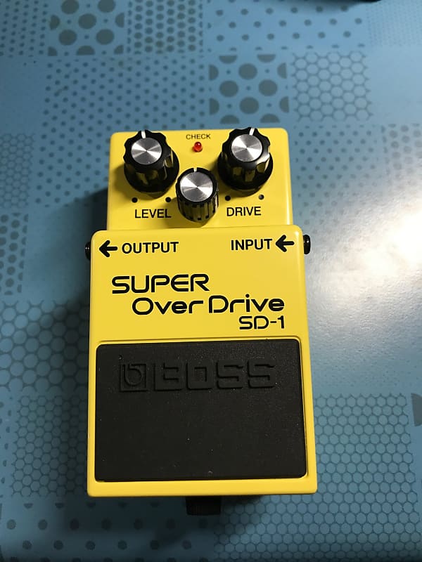 Boss SD-1 Super Overdrive w/stacked JRC4558 Op-amp chips | Reverb