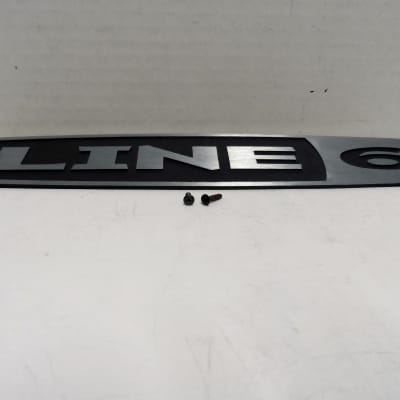 Line 6 Head Combo Speaker Cabinet Cab Badge Logo Emblem Metal | Reverb
