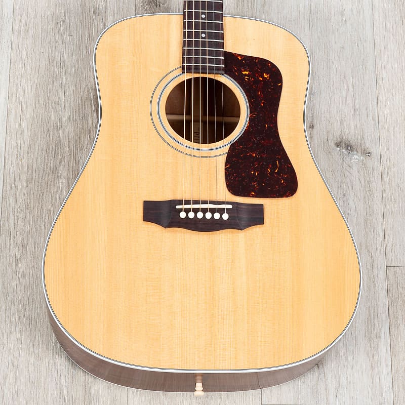 Guild D-40 Natural Dreadnought Acoustic Guitar, Rosewood | Reverb