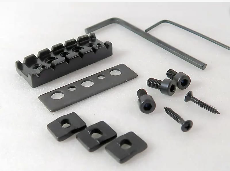 Floyd Rose Locking Nut Black Adjustable Black 42.5mm - FREE | Reverb