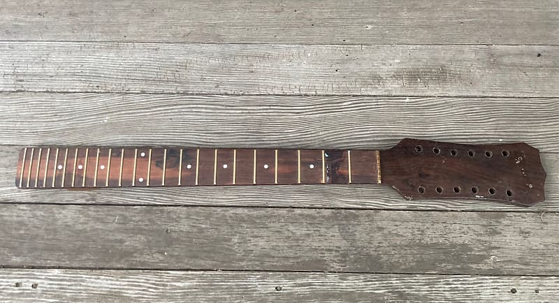 60's Coral Longhorn 12 String NECK by Danelectro-Brazilian | Reverb