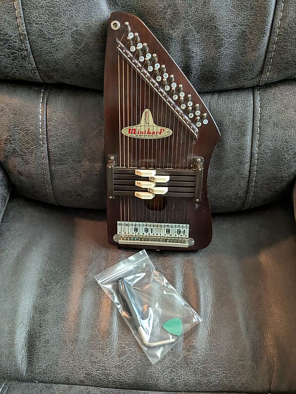 1960's RBI Chromaharp Mini 5 Chord/ Custom Case and | Reverb