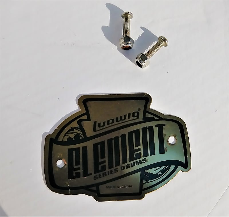Ludwig Element Series Badge w/Mounting Hardware | Reverb