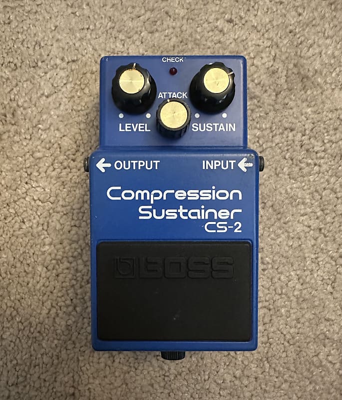 1984 BOSS CS-2 Compression Sustainer (MIJ, Black Label) | Reverb