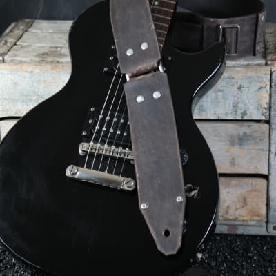 Aged Leather Guitar Strap. Loop Design. 47” to 54” | Reverb