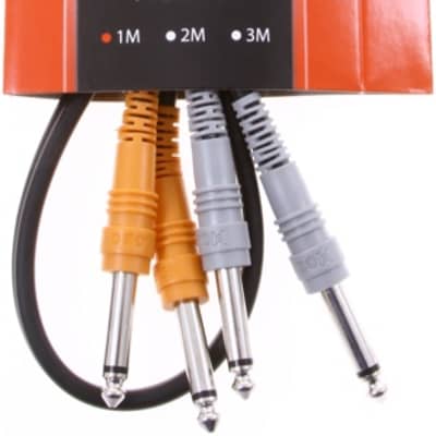 Hosa CPP201 CPP-201 Dual 1/4" TS Stereo Interconnect - 1 | Reverb