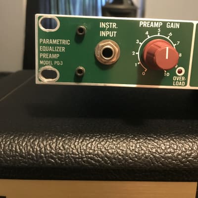 Furman PQ-3 Green Face 3 Band Parametric Equalizer EQ/Preamp | Reverb