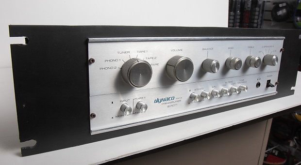Dynaco PAT-5 Vintage Stereo Pre Amplifier With Rack Mount - | Reverb