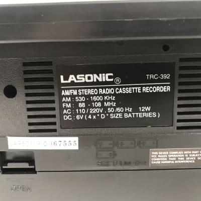 Lasonic TRC-392 Vintage Boombox Brand New | Reverb
