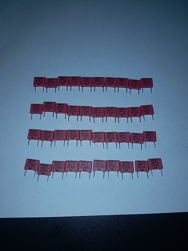 40xWIMA 0,1uF, 100V, MKS3,N4 | Reverb