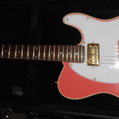 Schecter PT Telecaster 1984 - Pink/White | Reverb