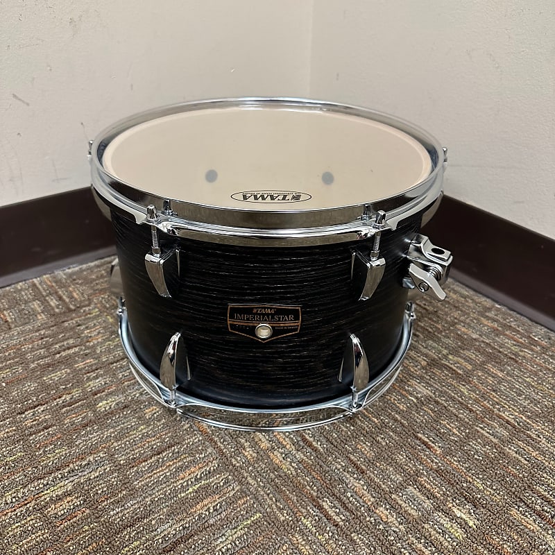Tama Imperialstar Tom 12x8 Black Oak Wrap Finish | Reverb