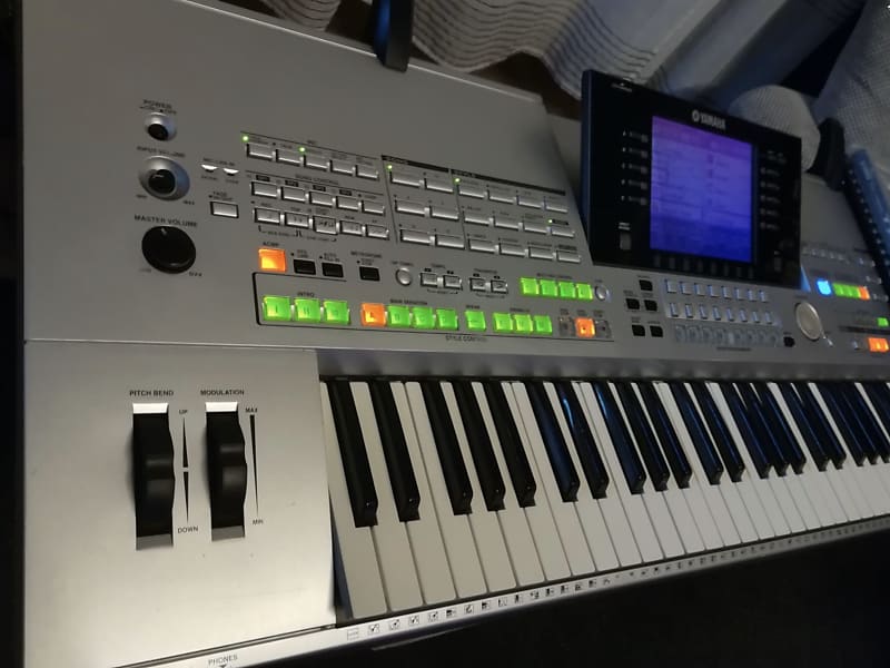 Yamaha Tyros 1 Silver workstation | Reverb