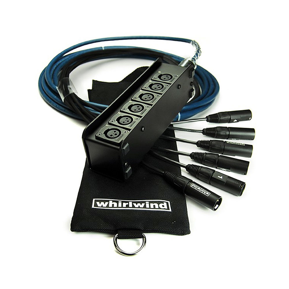 Whirlwind ME-6-M-NR-050 Medusa Mini 6 XLR Elite Stage Snake - | Reverb