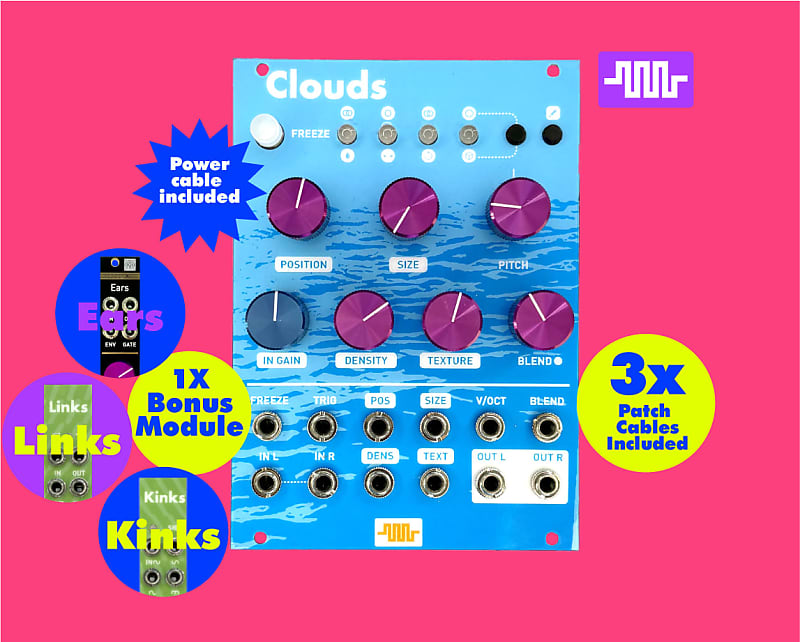 Mutable Instruments Clouds DIY + Bonus Module Ears | Reverb
