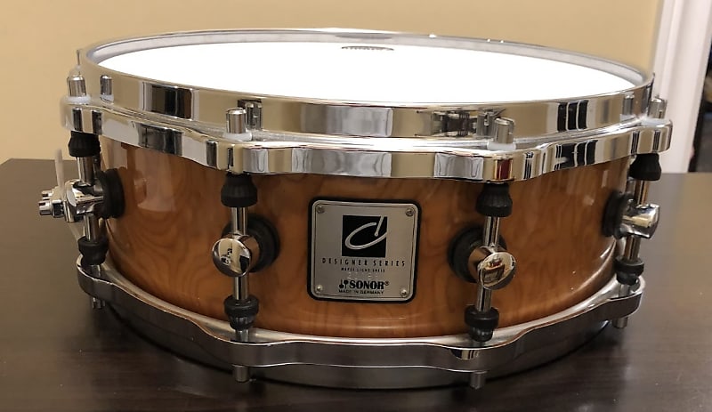 Sonor Designer Vintage Maple 14x5 Snare - Walnut Roots with | Reverb