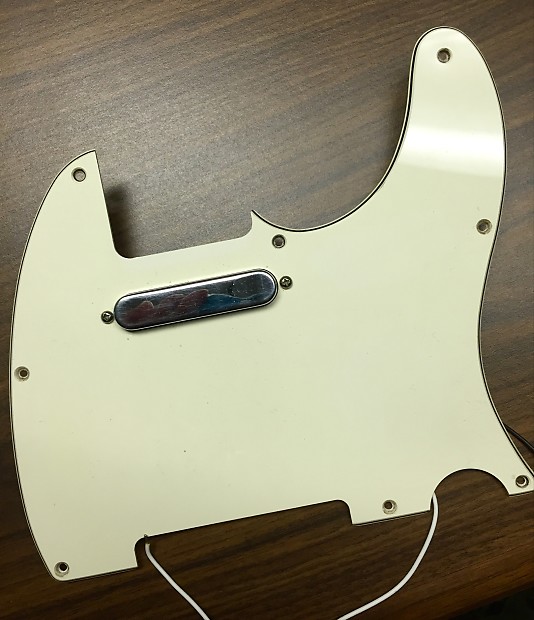 Fender Telecaster Loaded Pickguard 2001 Parchment | Reverb