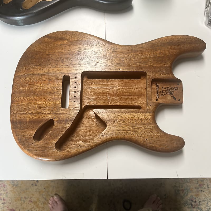 Warmoth Mahogany Strat Body | Reverb