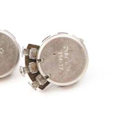 1955 Stackpole 250K Linear Split Shaft Potentiometers Rare | Reverb