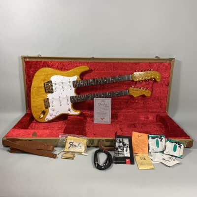1995 Fender Custom Shop Korina Doubleneck Stratocaster | Reverb