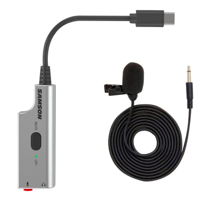 Samson LMU1 Compact Broadcast Lavalier Microphone with USB | Reverb