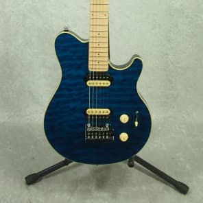 Sterling by Music Man SUB S.U.B. AX3 guitar Trans Blue Sterling by Music Man SUB S.U.B. AX3 guitar Trans Blue