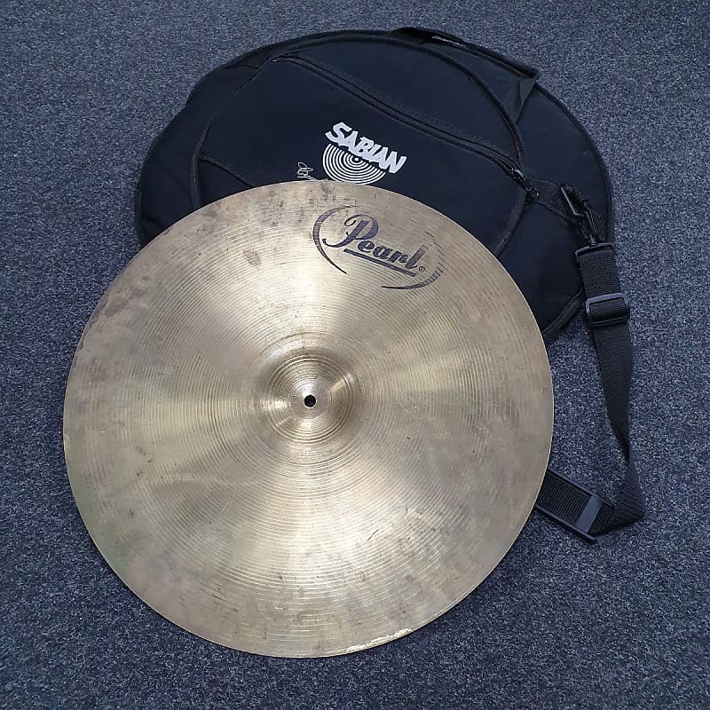 Ride Cymbal 20" Pearl CX With Sabian Deluxe Bag USED! | Reverb UK