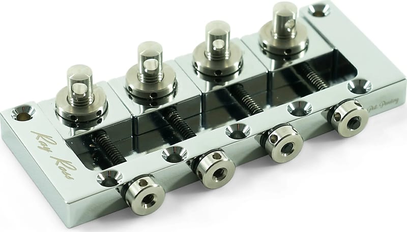 Ray Ross Saddle-Less 4 String Bass Bridge Chrome | Reverb
