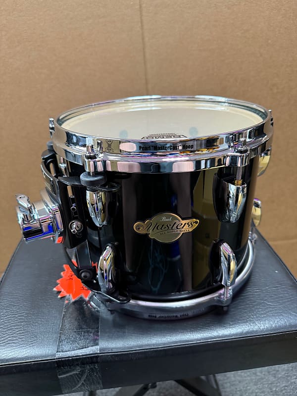 Pearl Masters Custom MCX Maple Tom 10x8" - #103 Piano Black | Reverb