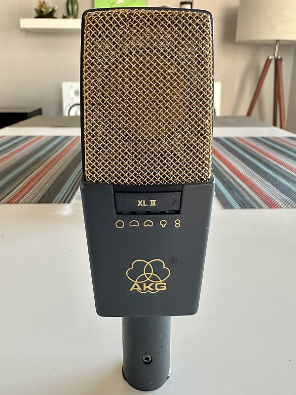 AKG C414 B XLII - Black/Gold | Reverb
