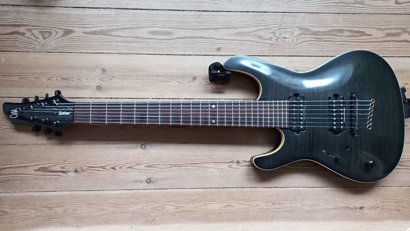 Mayones Setius 7 Lefty mid 90s - Transparent Black | Reverb