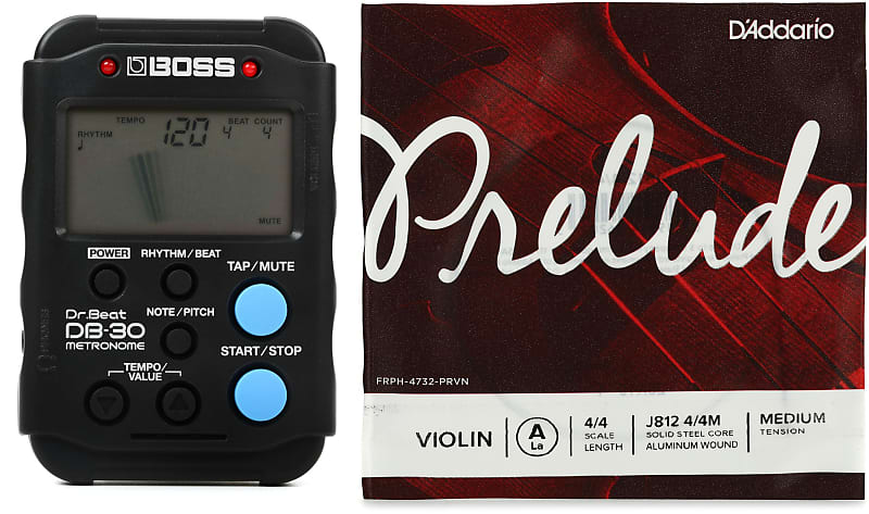 Boss DB-30 Dr. Beat Metronome Bundle with D'Addario J812 | Reverb