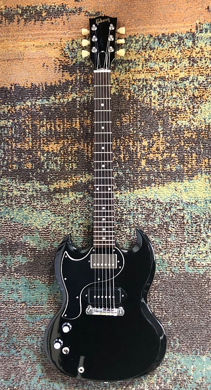 Gibson Left Handed SG Junior 2011 - Ebony | Reverb