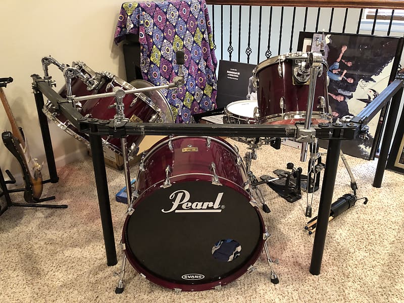 Pearl Masters Custom 1990's - Wine Red | Reverb